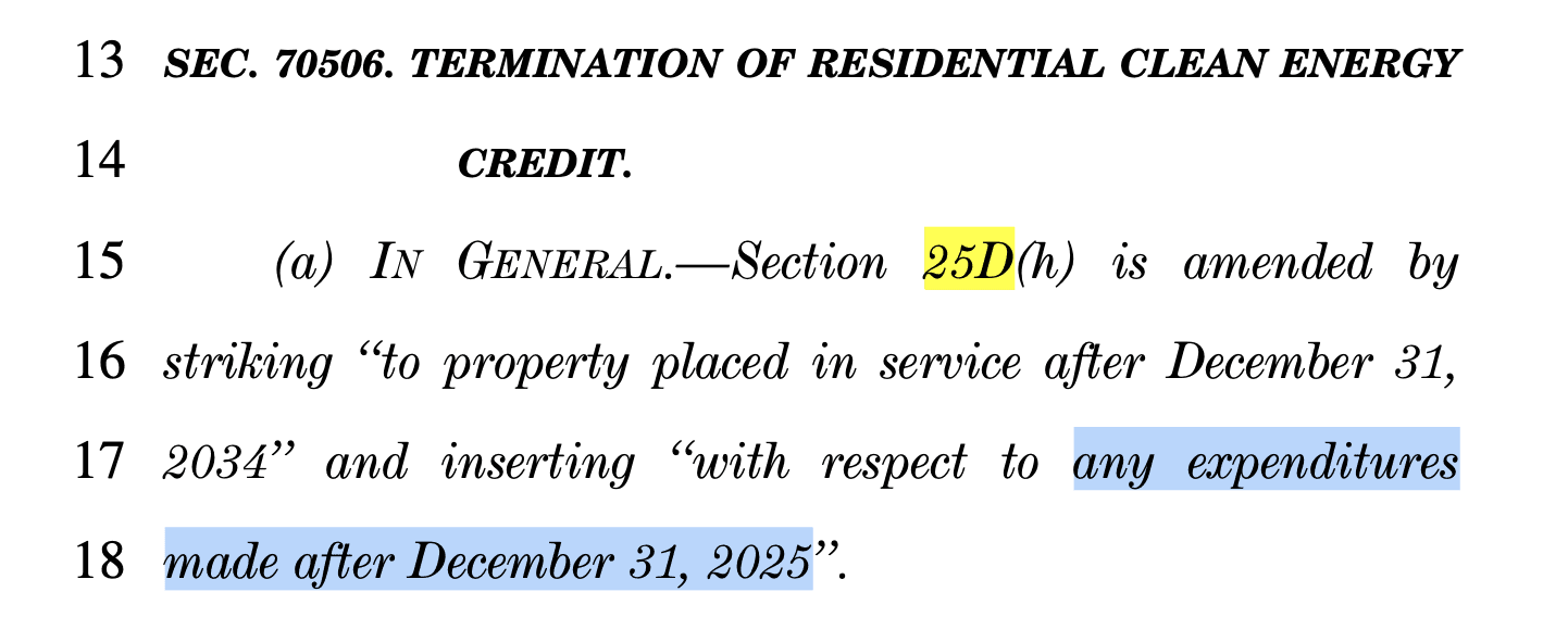 The OBBB and solar: What exactly do the 25D changes mean? | Aurora Solar